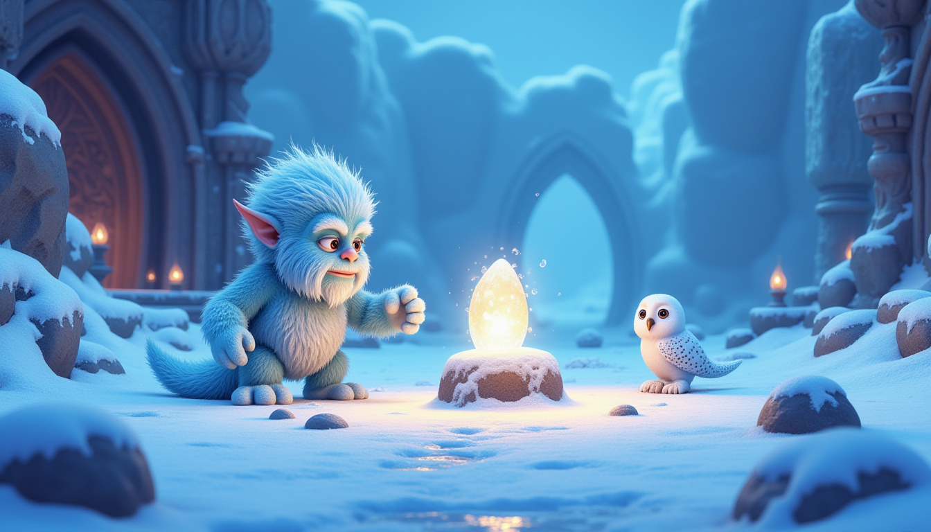 The Winter Journey of Frost Troll and Blizzard Serpent | Kidslaby